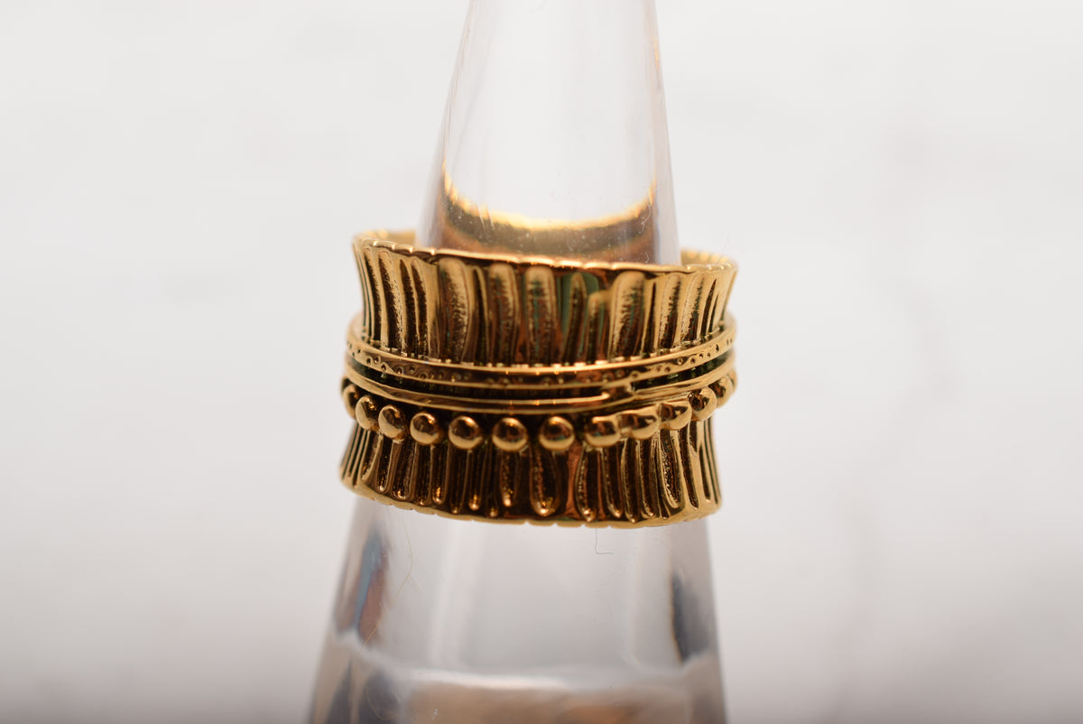 VINTAGE BEADS RING – H U I