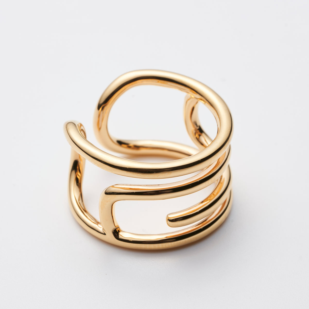 PAPER CLIP RING – H U I